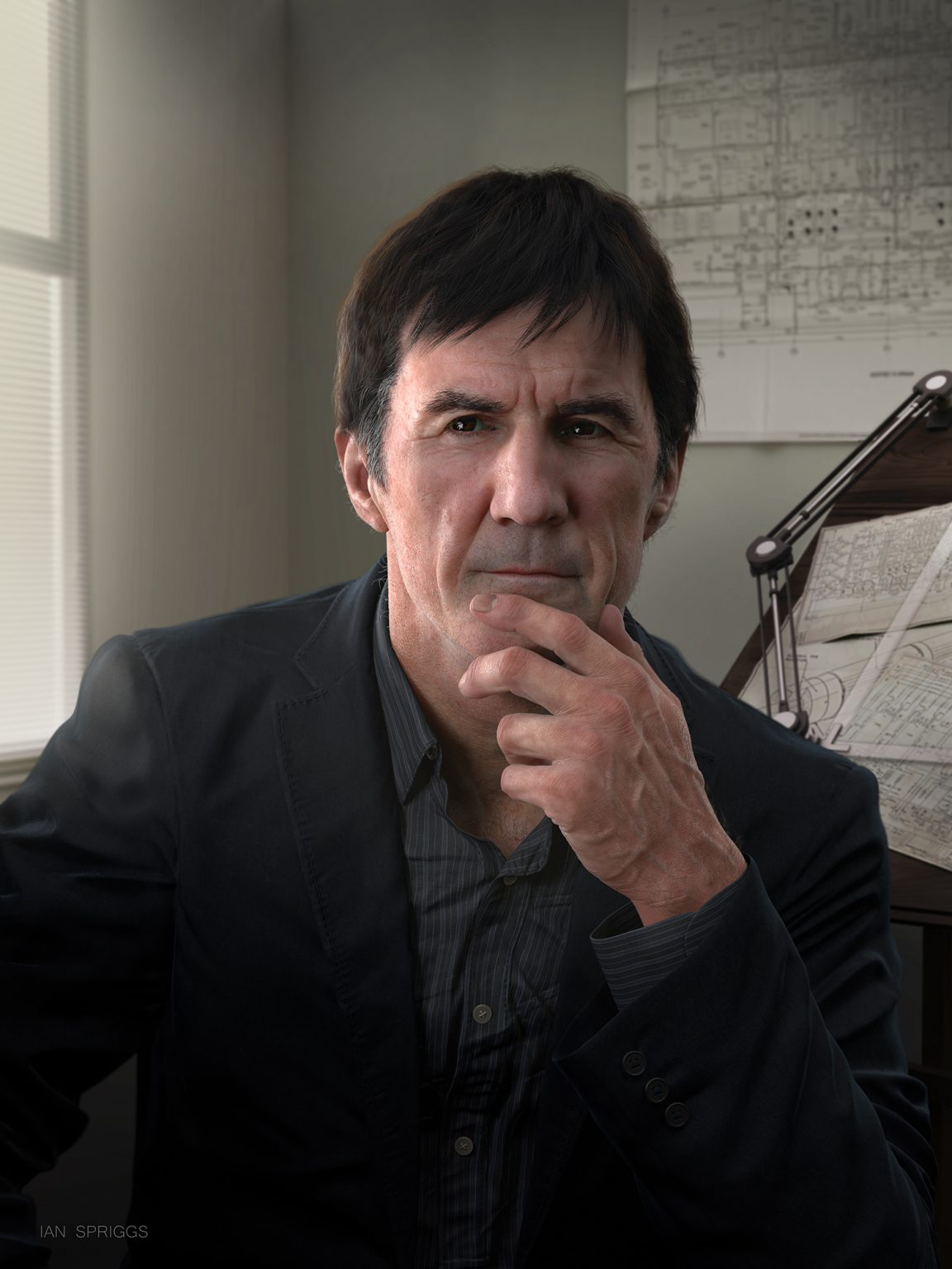 Portrait of Geoffrey Spriggs – IAN SPRIGGS